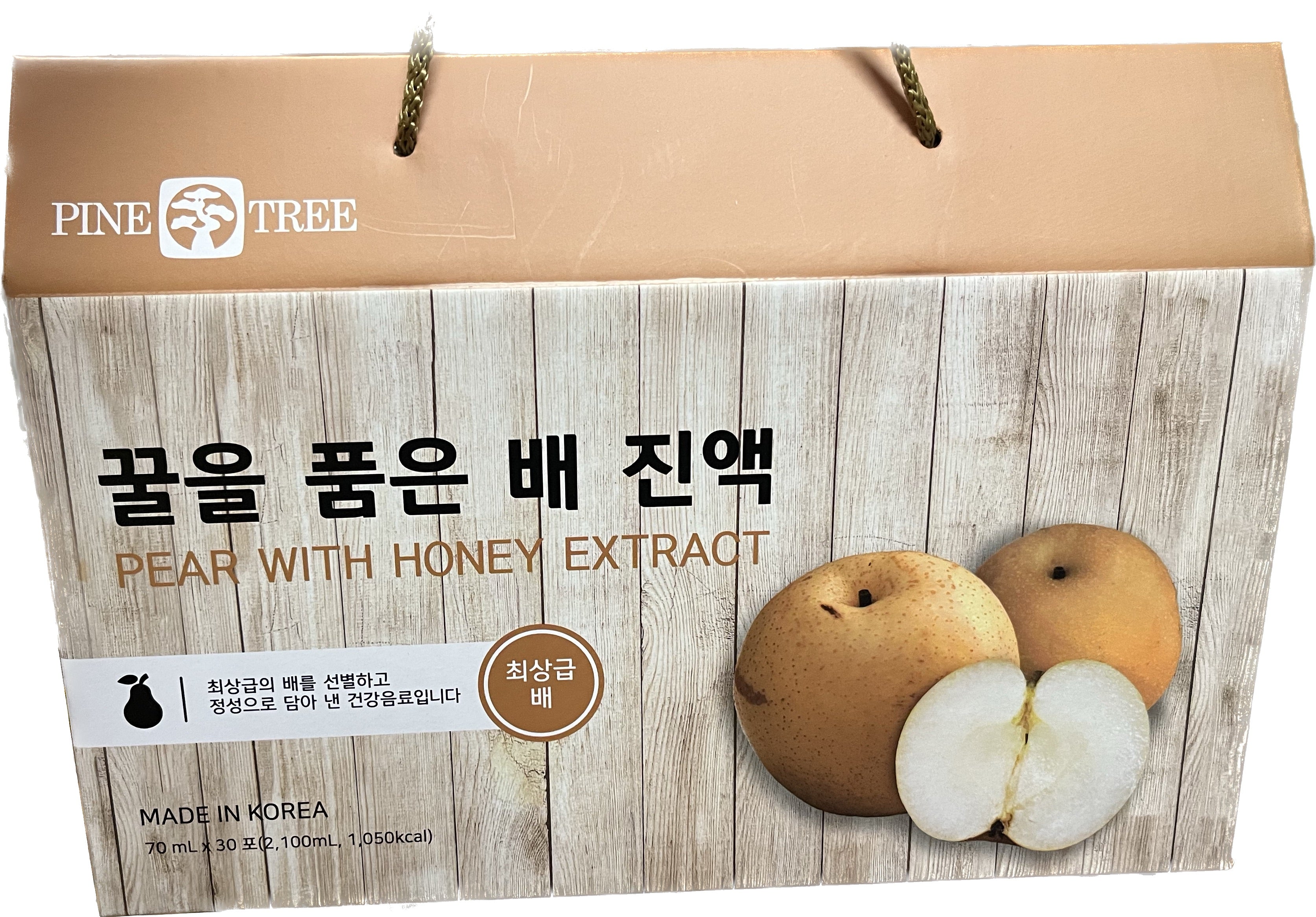 Pine Tree Brand- Pear With Honey Extract 70mL x 30 | Grace Market